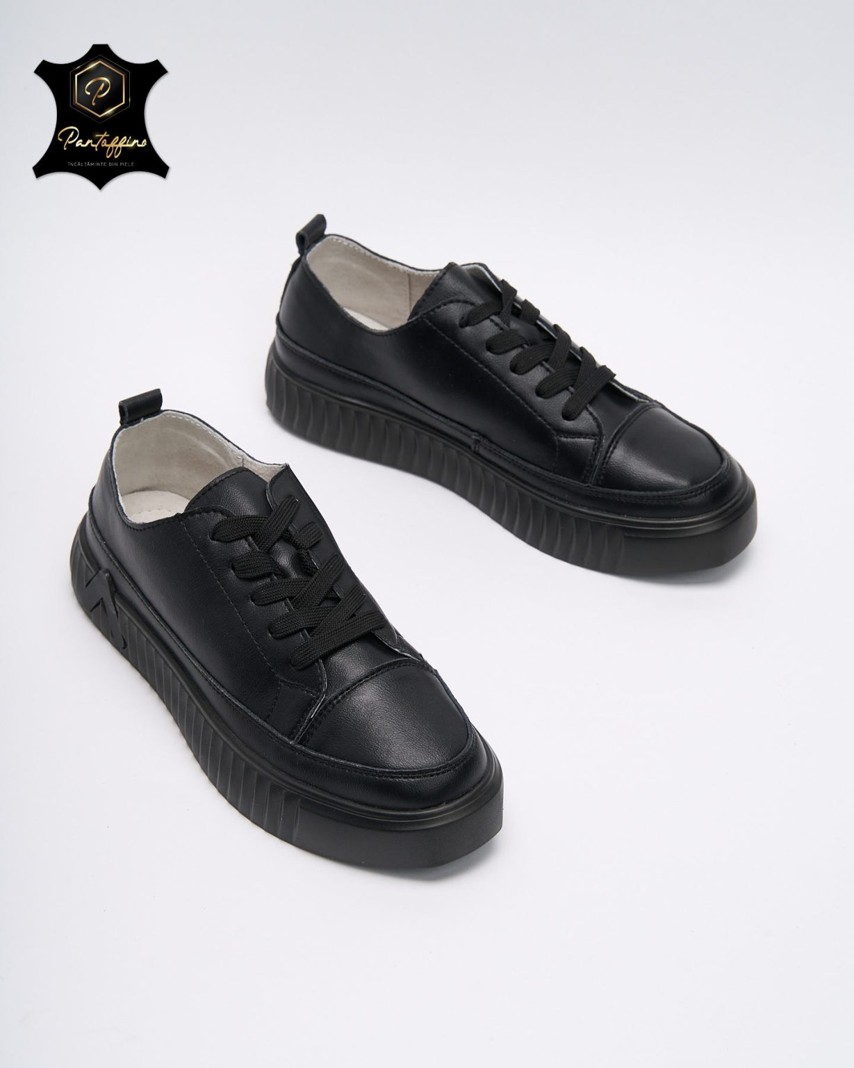 Adidasi Negri Dama - Pantofi Sport Dama Piele Naturala