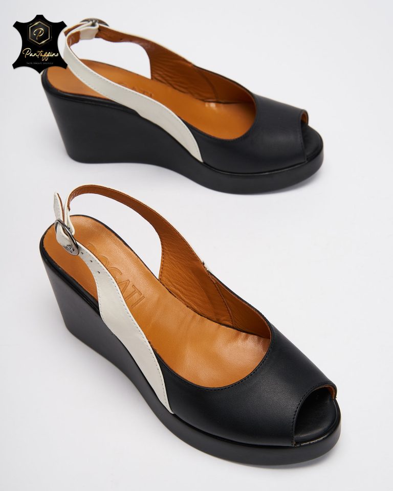 Sandale cu Platforma Piele Naturala-Sandale Dama Pantoffino